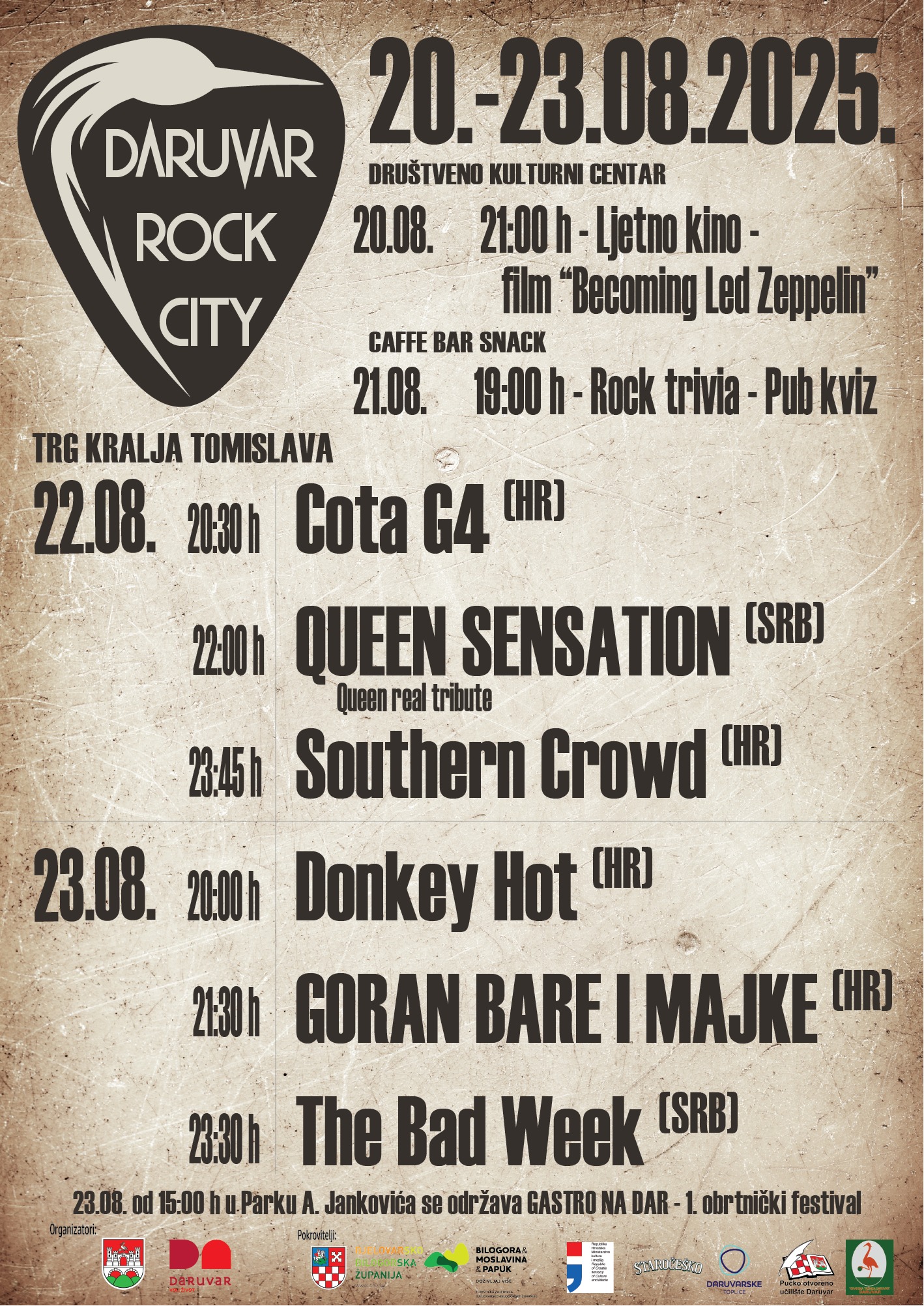 DARUVAR ROCK CITY 2025. - Grad Daruvar